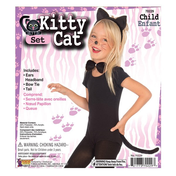 Black Kitty Cat Set - Child – Cracker Jack Costumes Brisbane