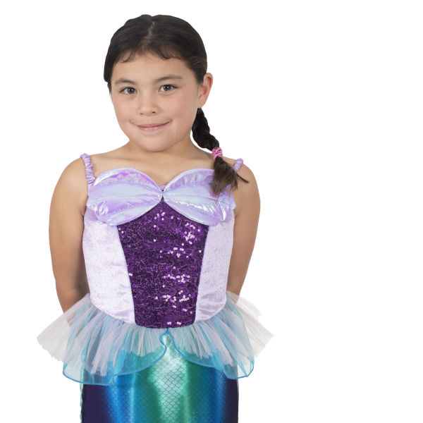 Ariel The Little Mermaid Live Action Deluxe Child's Costume – Cracker ...