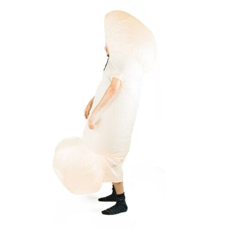Inflatable White Willy Adult Costume – Cracker Jack Costumes Brisbane