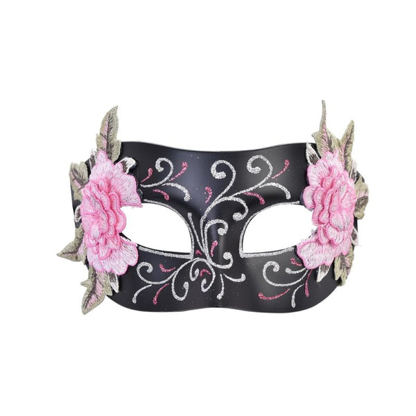 Aria Black & Pink Masquerade Mask – Cracker Jack Costumes Brisbane