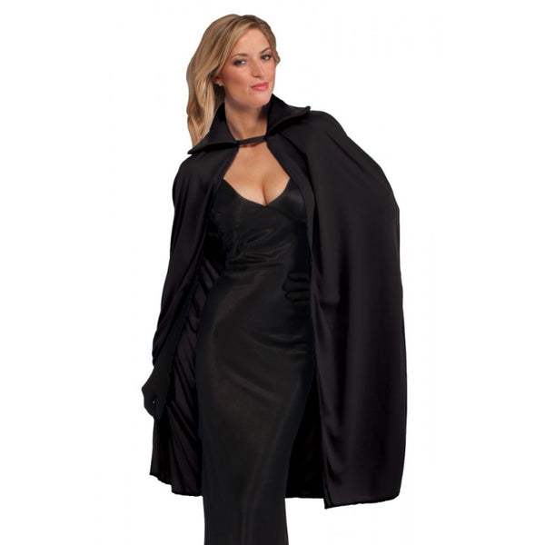 Black Basic Cape 114cm - Adult – Cracker Jack Costumes Brisbane