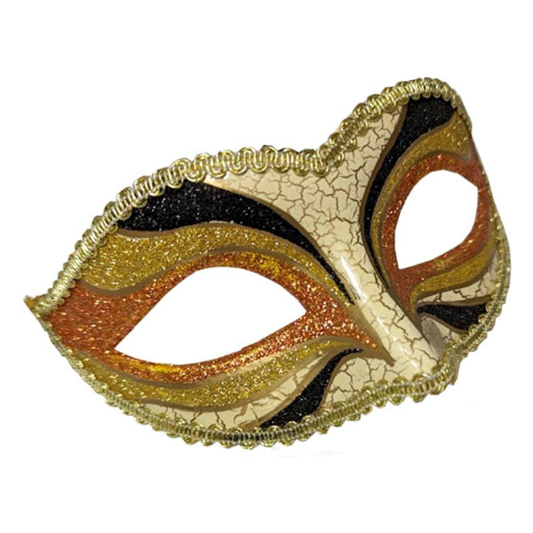 Classic Mask w/Glitter Highlights – Cracker Jack Costumes Brisbane