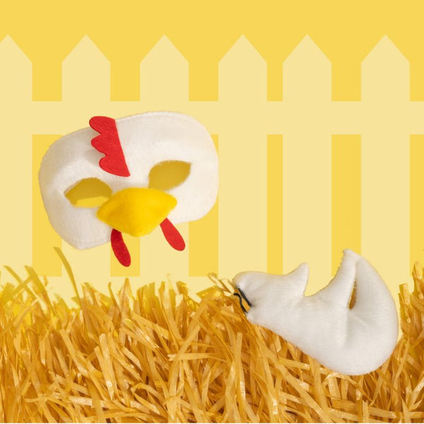 Deluxe Chicken Animal Set – Mask & Tail | Book Week Farm Costume ...