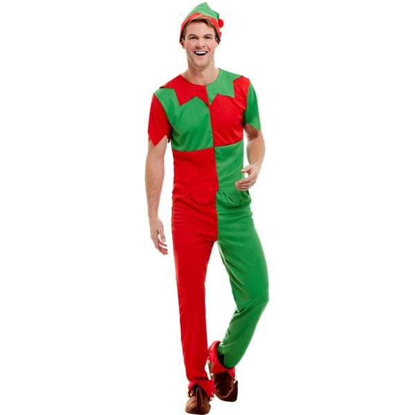 Elf Costume – Red & Green | Christmas Outfit – Cracker Jack Costumes ...