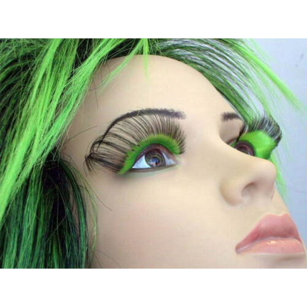 Eyelashes - Dramatic Green/Black – Cracker Jack Costumes Brisbane