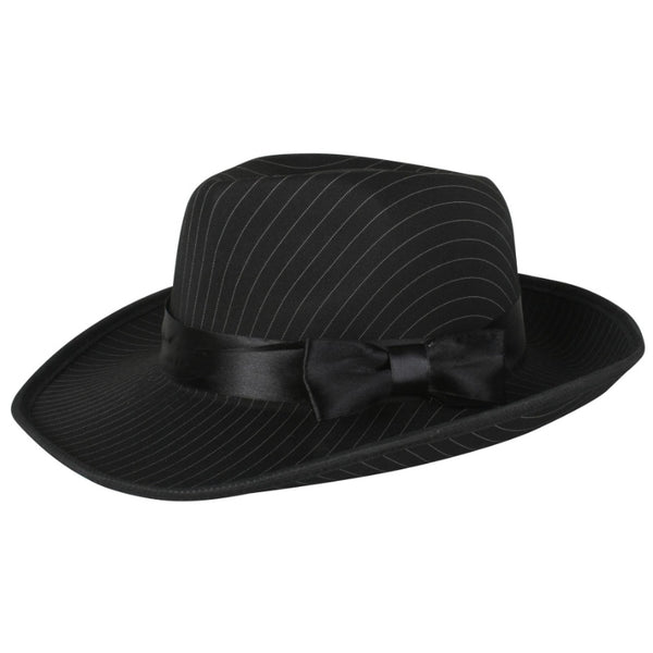 Deluxe Pinstripe Gangster Hat – 1920s Costume – Cracker Jack Costumes ...