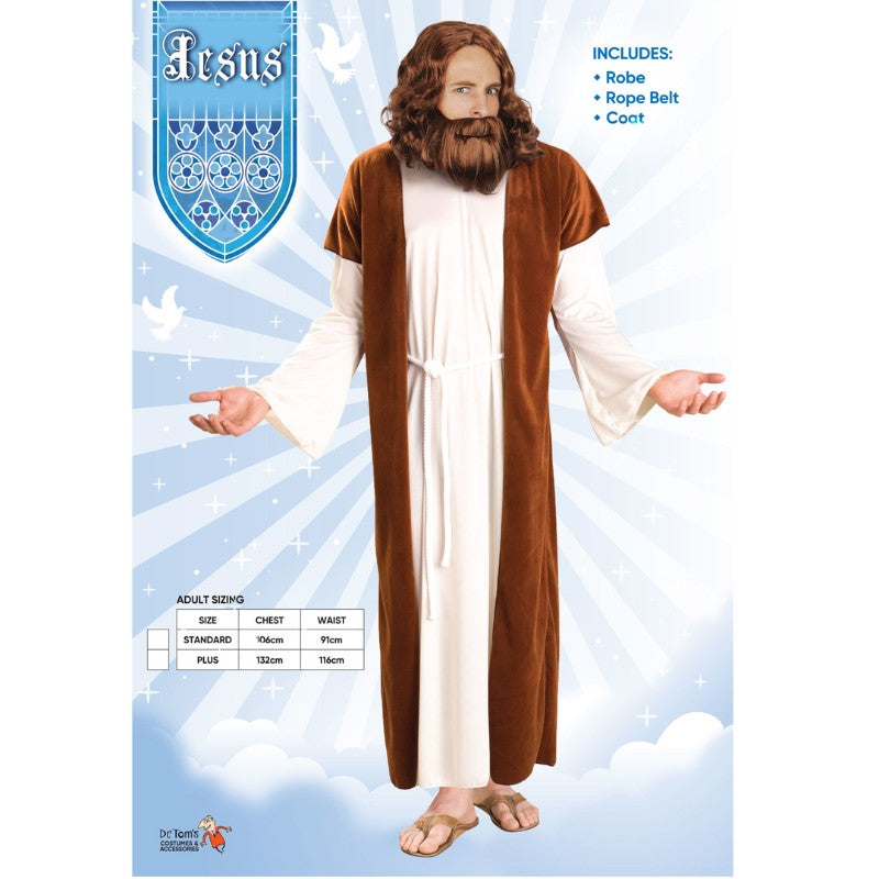Jesus Costume – Adult Religious Robe Outfit | Dr Toms – Cracker Jack ...