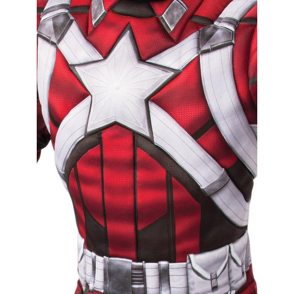 Red Guardian Costume – Marvel Deluxe Adult Outfit – Cracker Jack ...