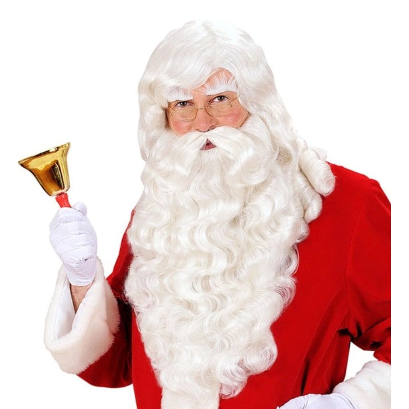 Santa Claus Wig with Beard & Eyebrows | Christmas Costume – Cracker ...