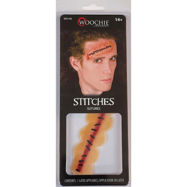 Stitches - 3D Prosthetic by Woochie – Cracker Jack Costumes Brisbane