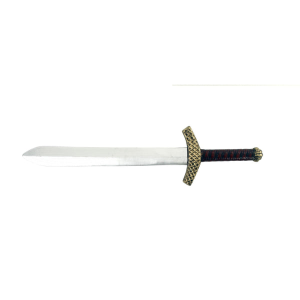 71cm Sword Prop | Leather Look Handle for Medieval Costumes – Cracker ...