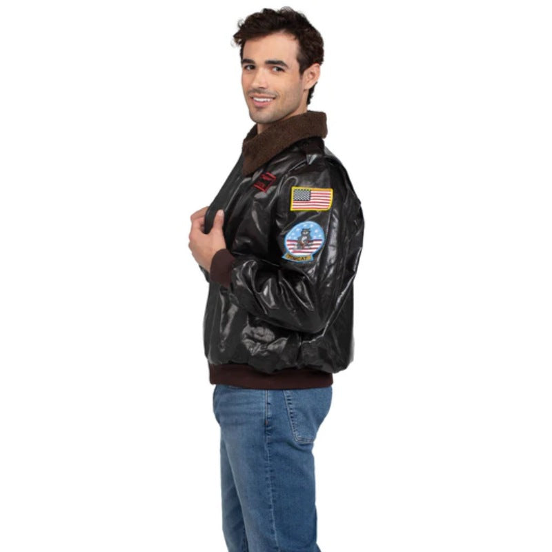 Top Gun Bomber Jacket Hire – Brisbane Costume Shop – Cracker Jack ...