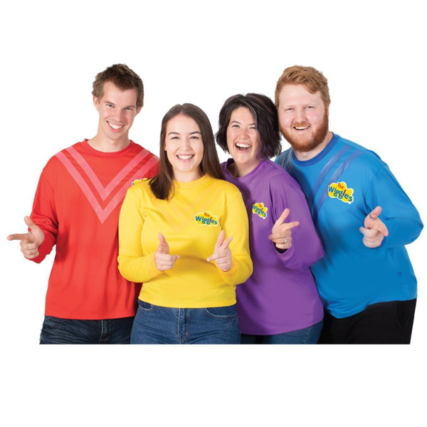 Wiggles Red Skivvy – Adult Costume Top – Cracker Jack Costumes Brisbane