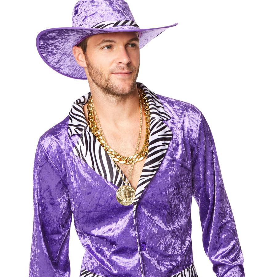 1980s Pimp Suit in Purple – Cracker Jack Costumes Brisbane
