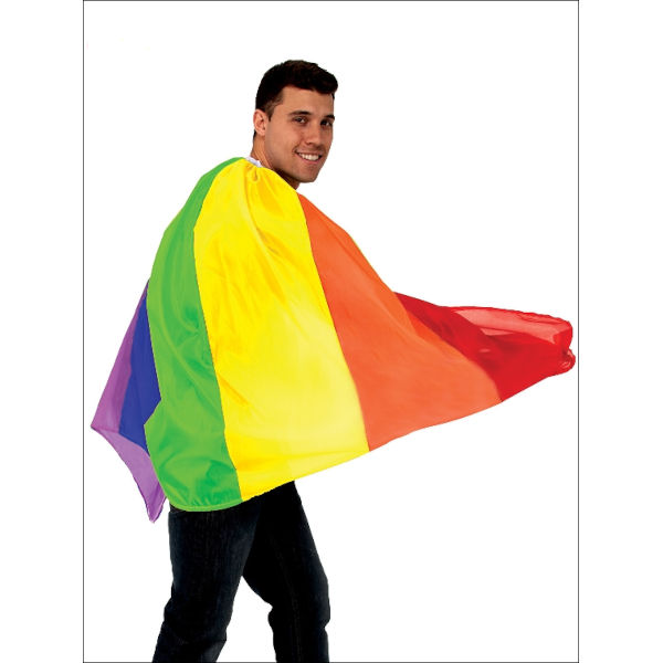 Rainbow Cape-Adult – Cracker Jack Costumes Brisbane