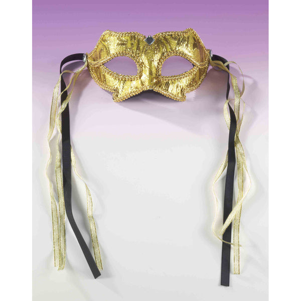 Gold Masquerade Mask – Cracker Jack Costumes Brisbane
