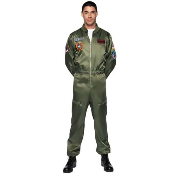 Top Gun Parachute Flight Suit Costume – Cracker Jack Costumes Brisbane
