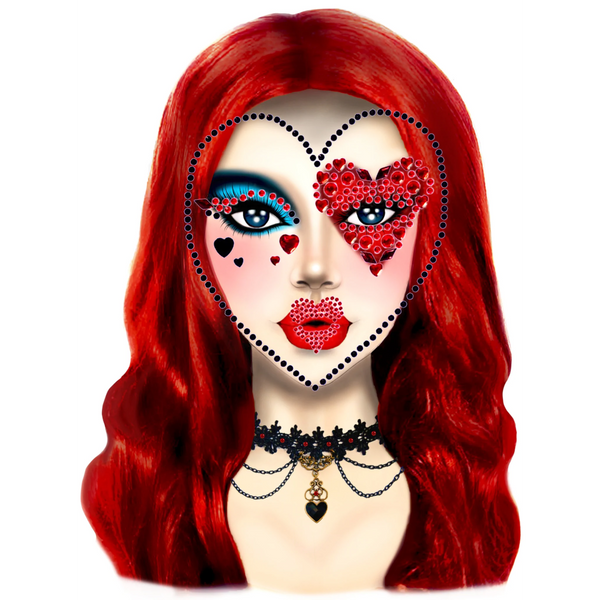 Queen Adhesive Face Jewels Sticker – Cracker Jack Costumes Brisbane