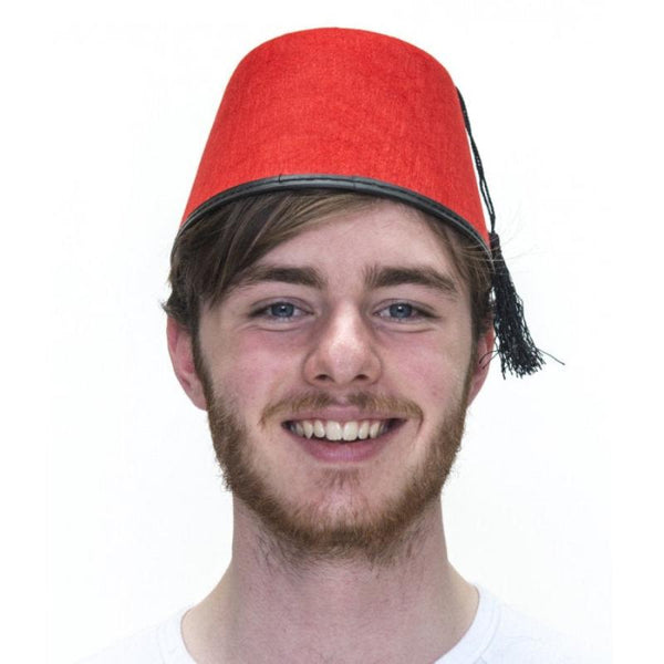 Red Turkish Fez Hat – Cracker Jack Costumes Brisbane