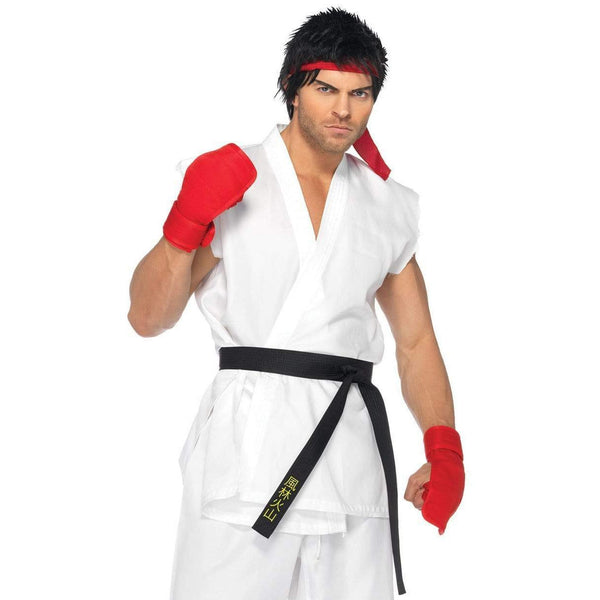 Street Fighter Ryu Mens Costume - Leg Avenue – Cracker Jack Costumes ...