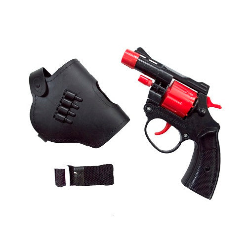 Super Cap Gun - Black & Red – Cracker Jack Costumes Brisbane