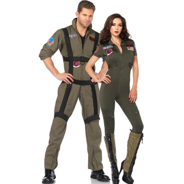 Top Gun Flight Catsuit - Ladies by Leg Avenue – Cracker Jack Costumes ...